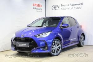 Zils Toyota Yaris 2024 Tallina, ar dzinēja tilpumu 1.50 L un nobraukumu 23 tūkst. km par 22990 €, foto  vietnē AUTOMOTO.COM.LV