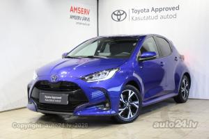 Blue Toyota Yaris 2024 in Tallinn, with an engine capacity of 1.50 L and mileage of 39 thousand km for 21390 €, photo  on AUTOMOTO.COM.LV