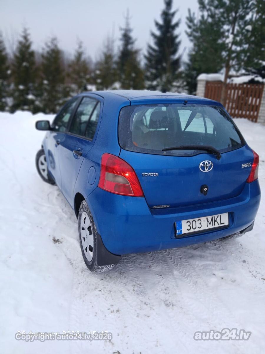 Blue Toyota Yaris 2007 in Tallinn, with an engine capacity of 1.30 L and mileage of 170 thousand km for 3500 €, photo 10 on AUTOMOTO.COM.LV