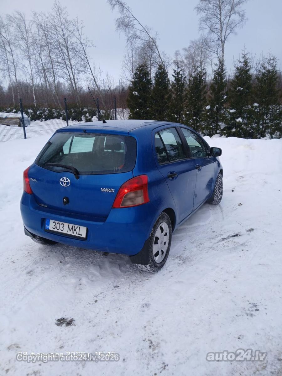 Blue Toyota Yaris 2007 in Tallinn, with an engine capacity of 1.30 L and mileage of 170 thousand km for 3500 €, photo 11 on AUTOMOTO.COM.LV