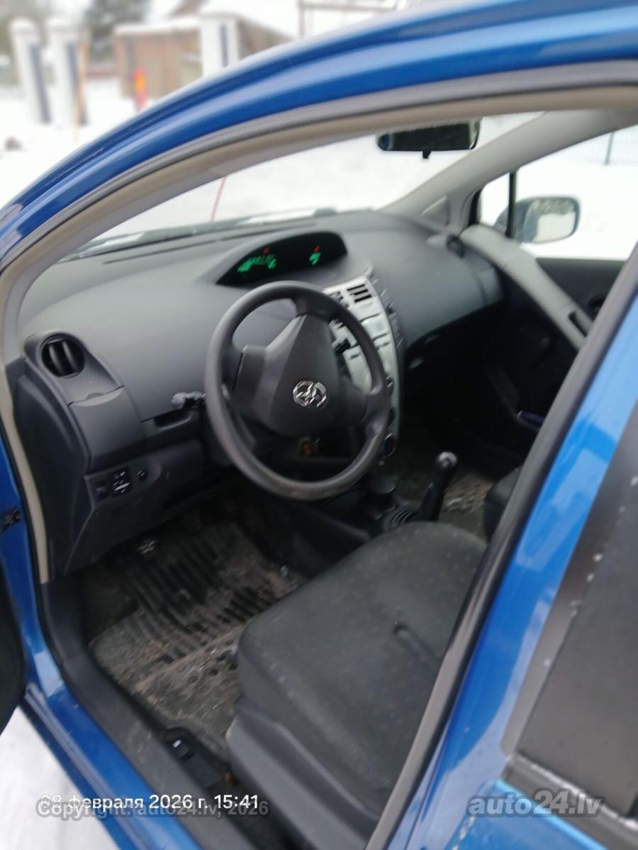 Blue Toyota Yaris 2007 in Tallinn, with an engine capacity of 1.30 L and mileage of 170 thousand km for 3500 €, photo 13 on AUTOMOTO.COM.LV