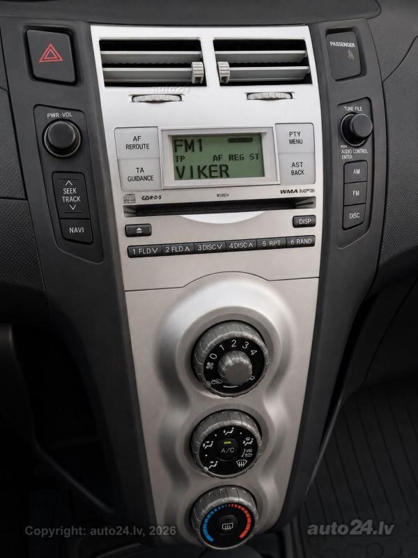 Blue Toyota Yaris 2008 in Tallinn, with an engine capacity of 1.40 L and mileage of 97 thousand km for 3499 €, photo 8 on AUTOMOTO.COM.LV