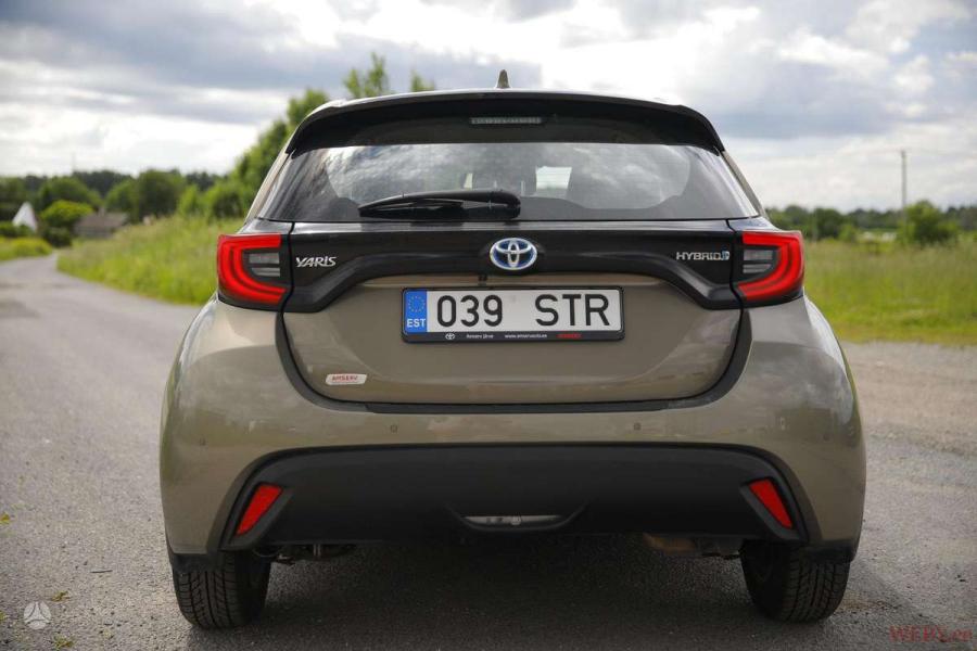 Brūns Toyota Yaris 2023 Tallina, ar dzinēja tilpumu 1.49 L un nobraukumu 111 tūkst. km par 9900 €, foto 7 vietnē AUTOMOTO.COM.LV