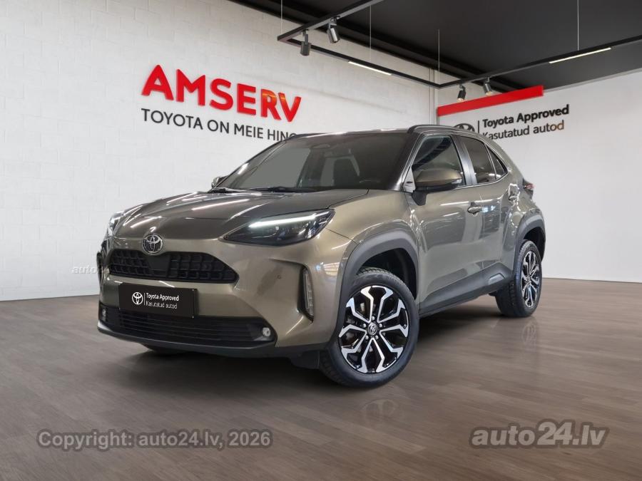 Smilšu krāsa Toyota Yaris Cross 2025 Tallina, ar dzinēja tilpumu 1.50 L un nobraukumu 28 tūkst. km par 24490 €, foto 1 vietnē AUTOMOTO.COM.LV