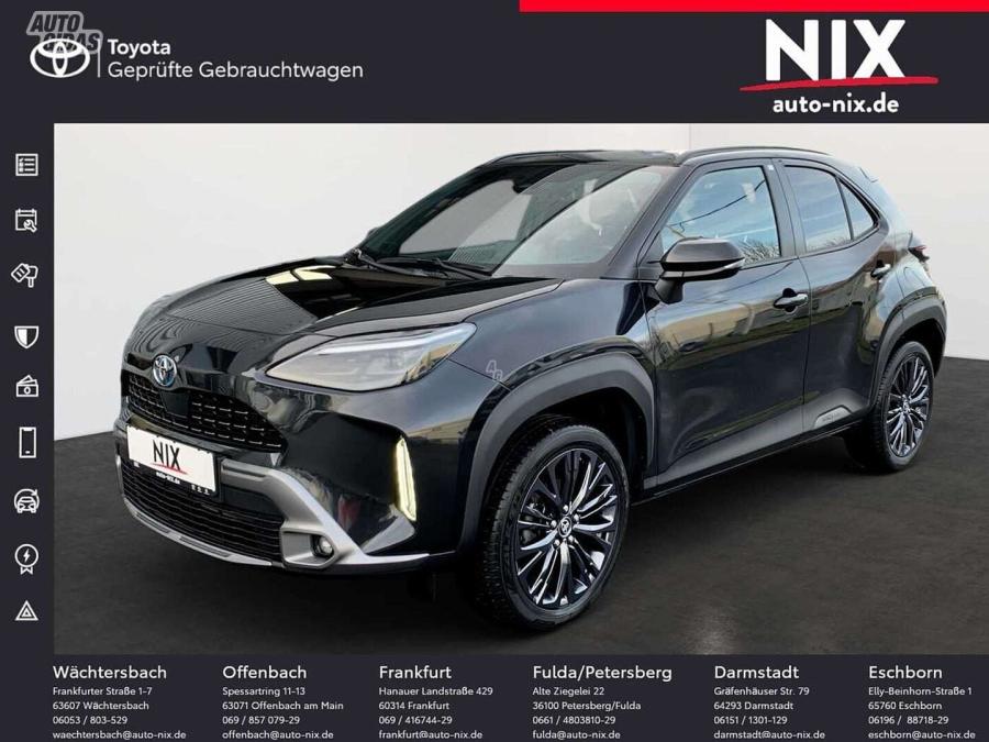 Черный Тойота Yaris Cross 2023 в Каунас, объемом двигателя 1.50 л и пробегом 27 тыс. км за 31073 €, фото 1 на AUTOMOTO.COM.LV