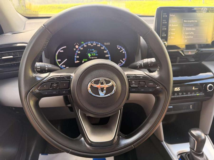 Zils Toyota Yaris Cross 2022 Viļņa, ar dzinēja tilpumu 1.49 L un nobraukumu 111 tūkst. km par 19500 €, foto 33 vietnē AUTOMOTO.COM.LV