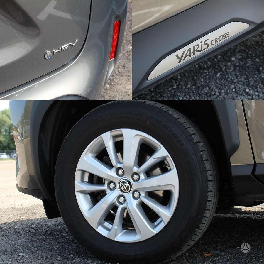 Brown Toyota Yaris Cross 2025 in Vilnius, with an engine capacity of 1.49 L and mileage of 52 thousand km for 22500 €, photo 19 on AUTOMOTO.COM.LV