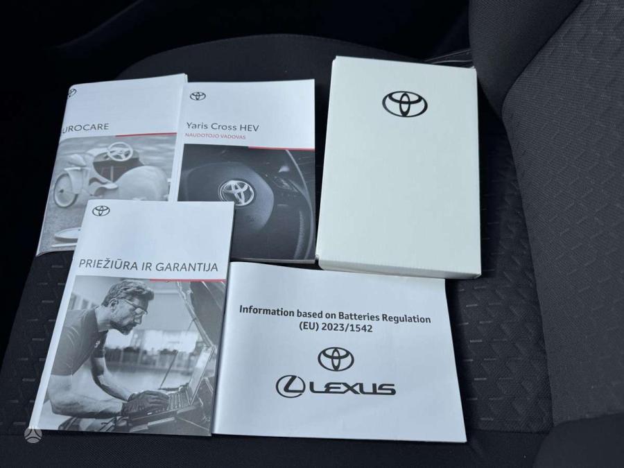 Zaļš Toyota Yaris Cross 2025 Viļņa, ar dzinēja tilpumu 1.50 L un nobraukumu 12 tūkst. km par 22500 €, foto 28 vietnē AUTOMOTO.COM.LV