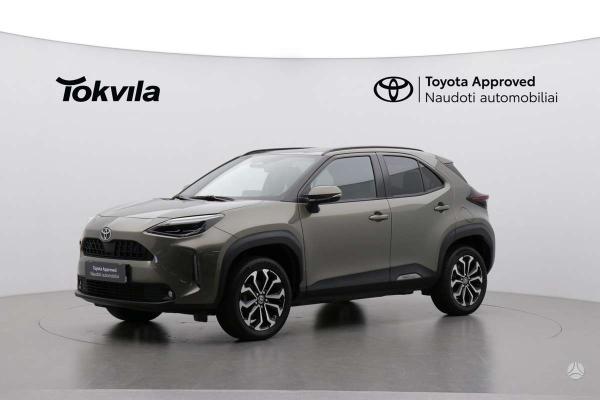 Zaļš Toyota Yaris Cross 2025 Viļņa, ar dzinēja tilpumu 1.49 L un nobraukumu 24 tūkst. km par 26900 €, foto 1 vietnē AUTOMOTO.COM.LV