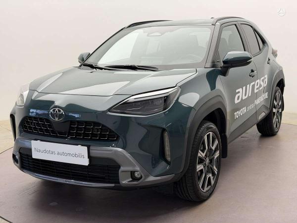 Зеленый Тойота Yaris Cross 2025 в Паневежис, объемом двигателя 1.49 л и пробегом 9 тыс. км за 28990 €, фото 1 на AUTOMOTO.COM.LV