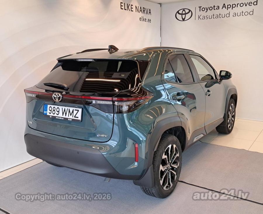 Зеленый Тойота Yaris Cross 2025 в Нарва, объемом двигателя 1.49 л и пробегом 9 тыс. км за 27900 €, фото 3 на AUTOMOTO.COM.LV