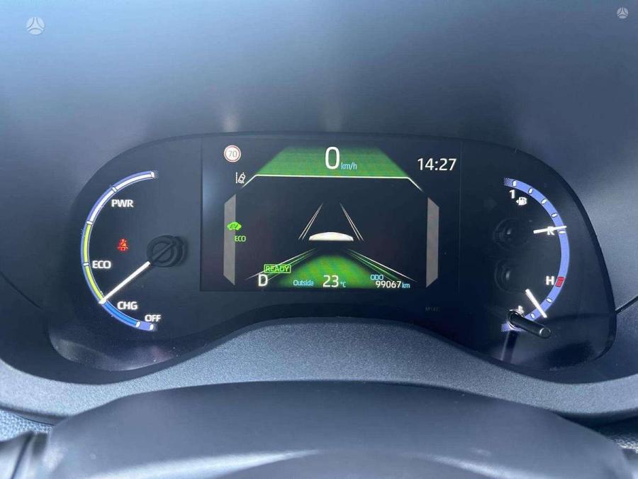Pelēks Toyota Yaris Cross 2022 Viļņa, ar dzinēja tilpumu 1.49 L un nobraukumu 99 tūkst. km par 20950 €, foto 19 vietnē AUTOMOTO.COM.LV