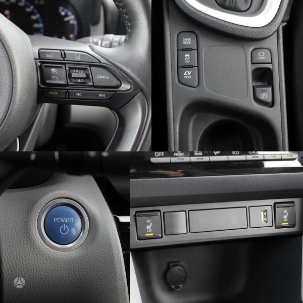 Grey Toyota Yaris Cross 2022 in Vilnius, with an engine capacity of 1.49 L and mileage of 23 thousand km for 20900 €, photo 9 on AUTOMOTO.COM.LV