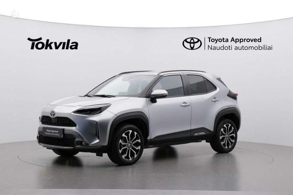 Pelēks Toyota Yaris Cross 2024 Viļņa, ar dzinēja tilpumu 1.49 L un nobraukumu 23 tūkst. km par 24900 €, foto 1 vietnē AUTOMOTO.COM.LV