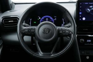 Grey Toyota Yaris Cross 2025 in Vilnius, with an engine capacity of 1.49 L and mileage of 19 thousand km for 26900 €, photo 14 on AUTOMOTO.COM.LV