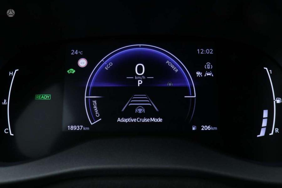 Grey Toyota Yaris Cross 2025 in Vilnius, with an engine capacity of 1.49 L and mileage of 19 thousand km for 26900 €, photo 15 on AUTOMOTO.COM.LV