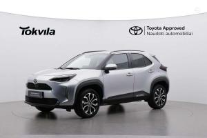 Pelēks Toyota Yaris Cross 2025 Viļņa, ar dzinēja tilpumu 1.49 L un nobraukumu 22 tūkst. km par 26990 €, foto 1 vietnē AUTOMOTO.COM.LV