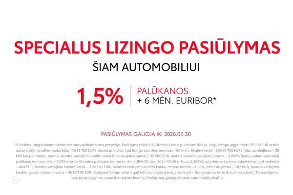 Grey Toyota Yaris Cross 2025 in Vilnius, with an engine capacity of 1.49 L and mileage of 22 thousand km for 26990 €, photo 3 on AUTOMOTO.COM.LV