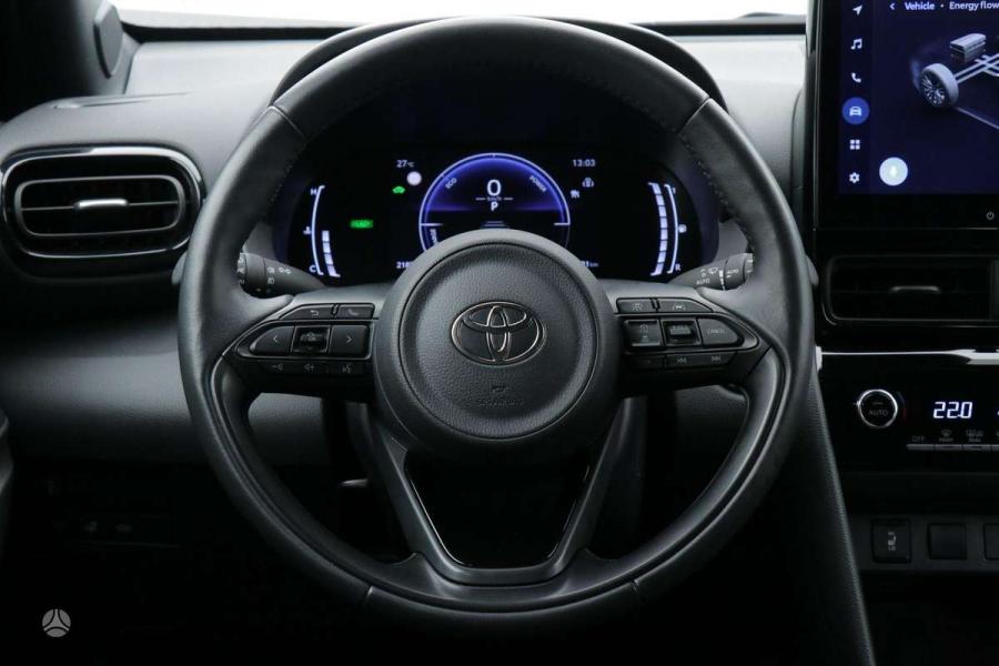 Pelēks Toyota Yaris Cross 2025 Viļņa, ar dzinēja tilpumu 1.49 L un nobraukumu 22 tūkst. km par 26990 €, foto 14 vietnē AUTOMOTO.COM.LV