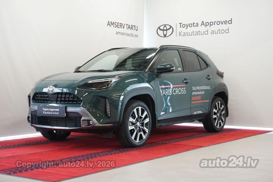 Toyota Yaris Cross 2026 Tartu, ar dzinēja tilpumu 1.50 L un nobraukumu 10 tūkst. km par 32400 €, foto 1 vietnē AUTOMOTO.COM.LV
