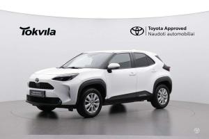 Balts Toyota Yaris Cross 2023 Viļņa, ar dzinēja tilpumu 1.49 L un nobraukumu 86 tūkst. km par 20900 €, foto  vietnē AUTOMOTO.COM.LV
