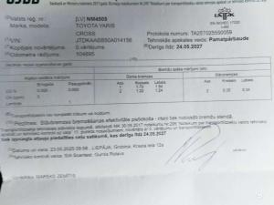 White Toyota Yaris Cross 2023 in Utena, with an engine capacity of 1.49 L and mileage of 142 thousand km for 16900 €, photo 14 on AUTOMOTO.COM.LV