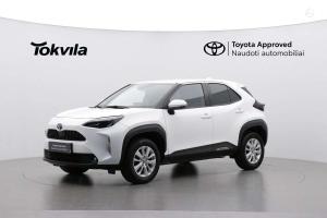 Balts Toyota Yaris Cross 2023 Viļņa, ar dzinēja tilpumu 1.49 L un nobraukumu 83 tūkst. km par 20900 €, foto  vietnē AUTOMOTO.COM.LV