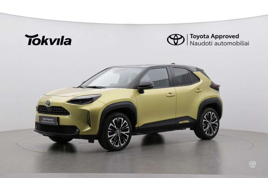 Желтый Тойота Yaris Cross 2022 в Вильнюс, объемом двигателя 1.49 л и пробегом 39 тыс. км за 24900 €, фото 1 на AUTOMOTO.COM.LV