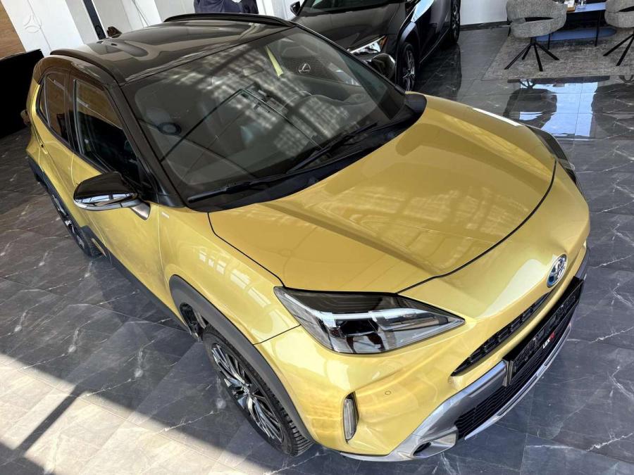 Желтый Тойота Yaris Cross 2023 в Паневежис, объемом двигателя 1.50 л и пробегом 86 тыс. км за 21900 €, фото 7 на AUTOMOTO.COM.LV