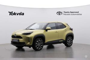 Dzeltens Toyota Yaris Cross 2024 Viļņa, ar dzinēja tilpumu 1.49 L un nobraukumu 39 tūkst. km par 23900 €, foto  vietnē AUTOMOTO.COM.LV