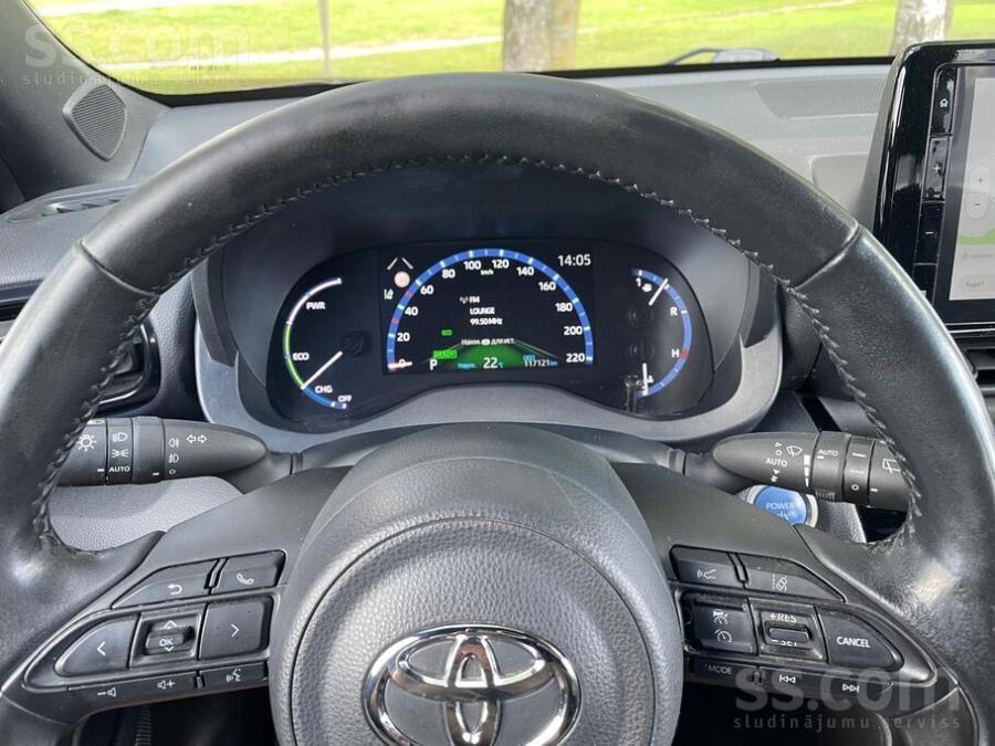 Zaļš Toyota Yaris 2023 Rīga, ar dzinēja tilpumu 1.50 L un nobraukumu 117 tūkst. km par 17990 €, foto 7 vietnē AUTOMOTO.COM.LV