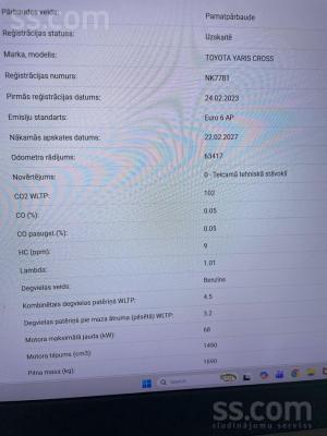 Zaļš Toyota Yaris 2023 Rīga, ar dzinēja tilpumu 1.50 L un nobraukumu 117 tūkst. km par 17990 €, foto 16 vietnē AUTOMOTO.COM.LV