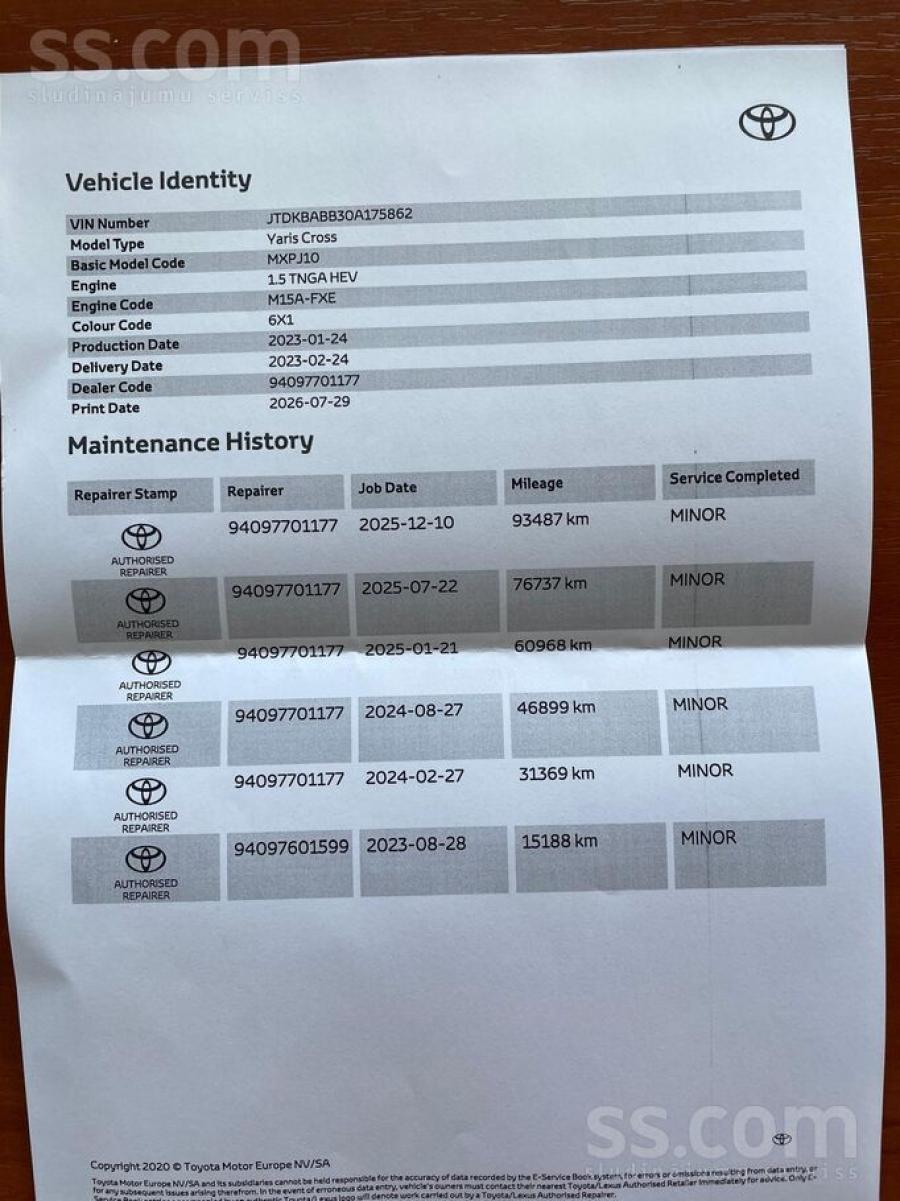 Zaļš Toyota Yaris 2023 Rīga, ar dzinēja tilpumu 1.50 L un nobraukumu 117 tūkst. km par 17990 €, foto 18 vietnē AUTOMOTO.COM.LV