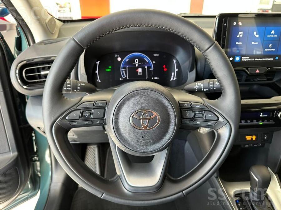 Zaļš Toyota Yaris 2026 Jēkabpils, ar dzinēja tilpumu 1.50 L un nobraukumu 0 tūkst. km par 23700 €, foto 13 vietnē AUTOMOTO.COM.LV