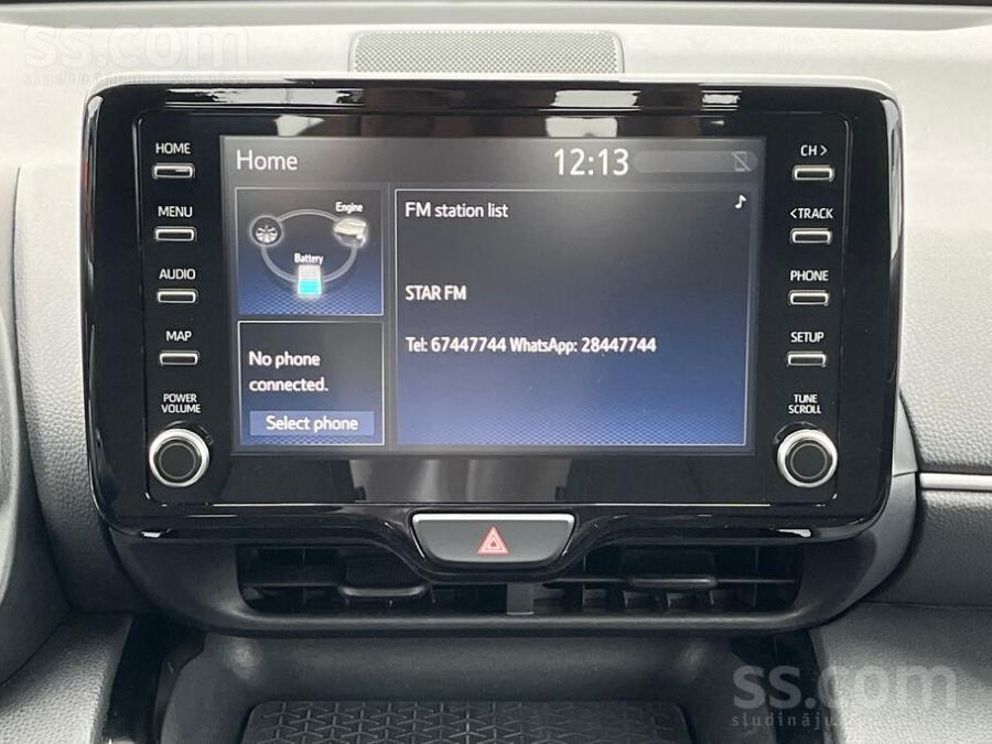 Pelēks Toyota Yaris 2023 Rīga, ar dzinēja tilpumu 1.50 L un nobraukumu 49 tūkst. km par 20990 €, foto 15 vietnē AUTOMOTO.COM.LV