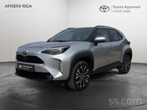 Grey Toyota Yaris 2025 in Riga, with an engine capacity of 1.50 L and mileage of 24 thousand km for 23500 €, photo  on AUTOMOTO.COM.LV
