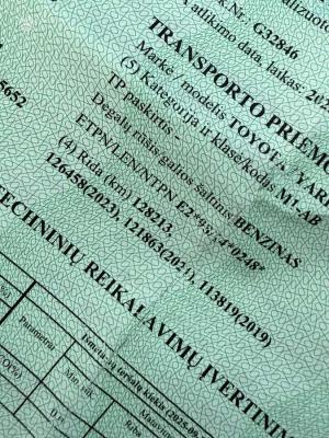 Серый Тойота Ярис 2003 в Вильнюс, объемом двигателя 1.30 л и пробегом 128 тыс. км за 2300 €, фото 17 на AUTOMOTO.COM.LV