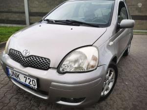 Grey Toyota Yaris 2003 in Vilnius, with an engine capacity of 1.30 L and mileage of 183 thousand km for 1750 €, photo 6 on AUTOMOTO.COM.LV