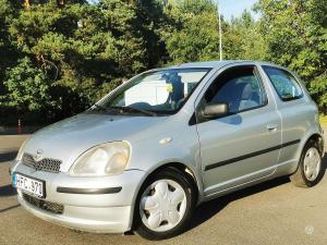 Pelēks Toyota Yaris 2003 Viļņa, ar dzinēja tilpumu 1.30 L un nobraukumu 225 tūkst. km par 2350 €, foto 7 vietnē AUTOMOTO.COM.LV