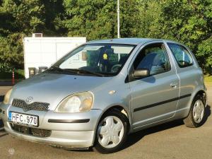Pelēks Toyota Yaris 2003 Viļņa, ar dzinēja tilpumu 1.30 L un nobraukumu 224 tūkst. km par 1991 €, foto 11 vietnē AUTOMOTO.COM.LV