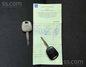 Pelēks Toyota Yaris 2005 Tallina, ar dzinēja tilpumu 1.30 L un nobraukumu 205 tūkst. km par 1499 €, foto 19 vietnē AUTOMOTO.COM.LV