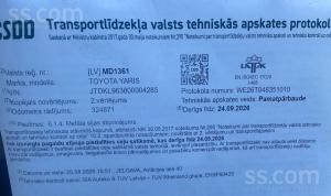 Pelēks Toyota Yaris 2007 Rīga, ar dzinēja tilpumu 1.80 L un nobraukumu 325 tūkst. km par 800 €, foto 13 vietnē AUTOMOTO.COM.LV