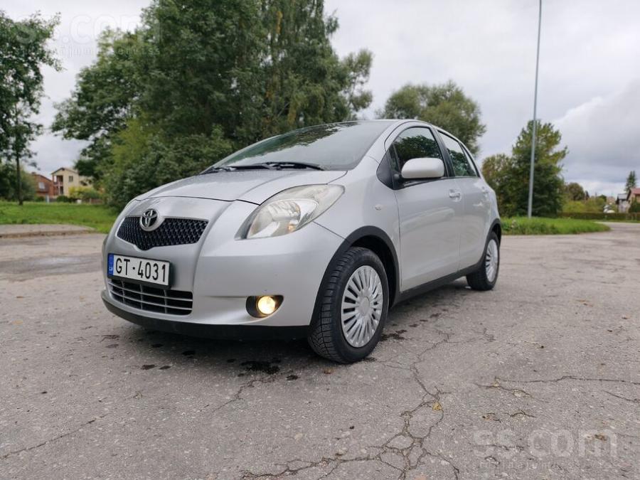 Grey Toyota Yaris 2007 in Jelgava, with an engine capacity of 1.30 L and mileage of 172 thousand km for 1500 €, photo 8 on AUTOMOTO.COM.LV