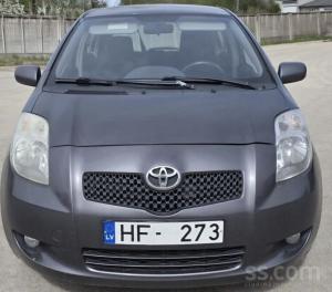 Pelēks Toyota Yaris 2008 Rīga, ar dzinēja tilpumu 1.30 L un nobraukumu 163 tūkst. km par 1990 €, foto  vietnē AUTOMOTO.COM.LV
