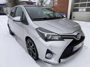 Grey Toyota Yaris 2016 in Vilnius, with an engine capacity of 1.50 L and mileage of 161 thousand km for 8500 €, photo 27 on AUTOMOTO.COM.LV
