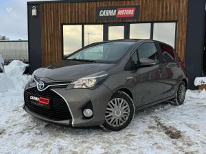 Grey Toyota Yaris 2016 in Vilnius, with an engine capacity of 1.50 L and mileage of 101 thousand km for 9490 €, photo 3 on AUTOMOTO.COM.LV