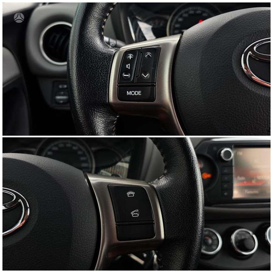 Grey Toyota Yaris 2016 in Vilnius, with an engine capacity of 1.33 L and mileage of 117 thousand km for 9700 €, photo 21 on AUTOMOTO.COM.LV