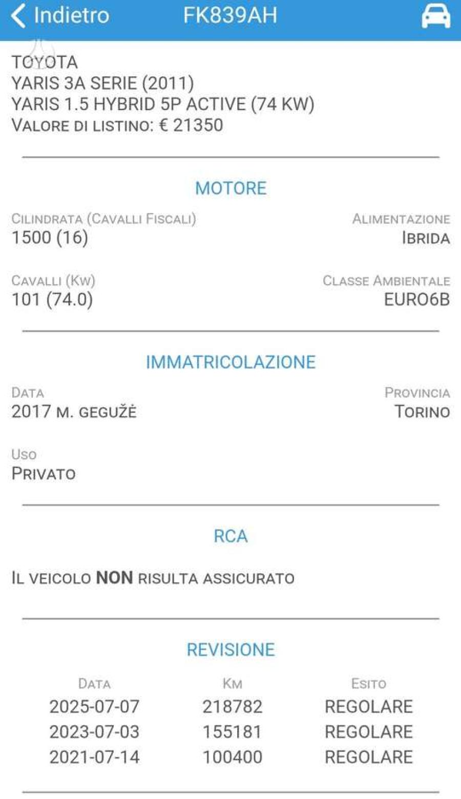 Grey Toyota Yaris 2017 in Panevezys, with an engine capacity of 1.50 L and mileage of 255 thousand km for 6999 €, photo 35 on AUTOMOTO.COM.LV
