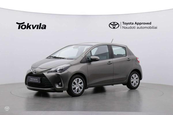 Grey Toyota Yaris 2019 in Vilnius, with an engine capacity of 1.50 L and mileage of 47 thousand km for 11900 €, photo 1 on AUTOMOTO.COM.LV