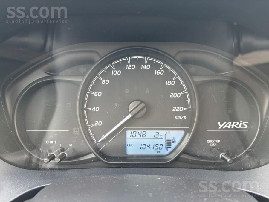 Grey Toyota Yaris 2020 in Riga, with an engine capacity of 1.50 L and mileage of 104 thousand km for 9310 €, photo 16 on AUTOMOTO.COM.LV